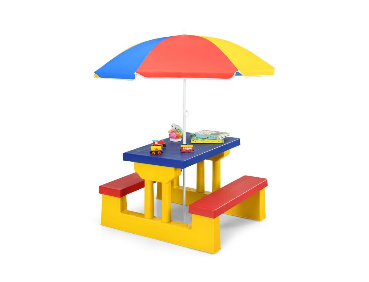 Click here for Slickblue Kids Picnic Folding Table and Bench with... prices