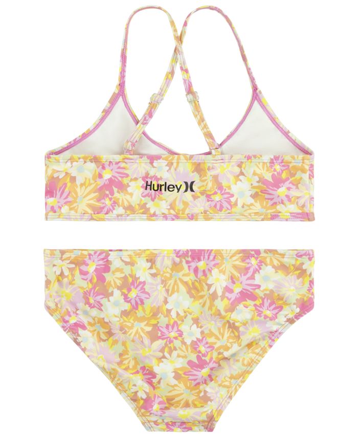 Hurley Big Girls Triangle Bikini Set - Macy's