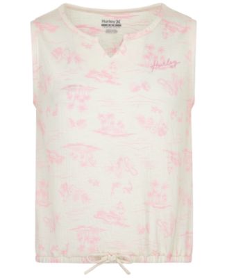 Hurley Big Girls Printed Tank Top - Macy's