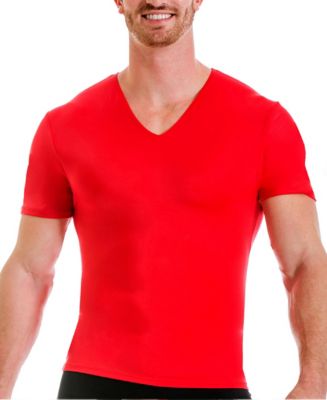 Instaslim Men's Big & Tall Compression Activewear Short Sleeve V-Neck T ...