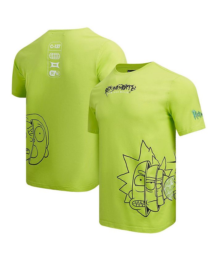 Freeze Max Men's Green Rick and Morty 90s Rave Rickvival T-shirt - Macy's
