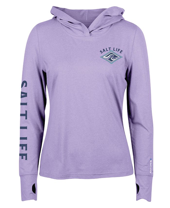 Salt Life Women's Livin Wave Graphic Hooded T-Shirt - Macy's