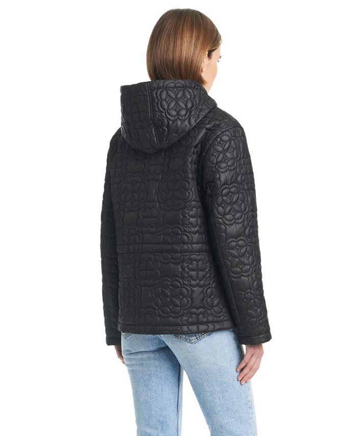 kate spade new york Women's Signature Zip-Front Water-Resistant Quilted ...