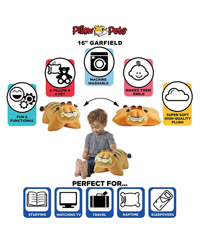 Pillow Pets Nickelodeon Garfield Pillow Pet - Macy's