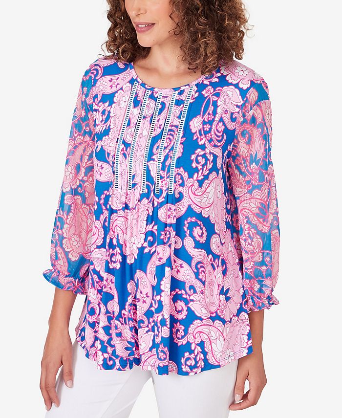 Ruby Rd. Petite Bright Knit Top - Macy's