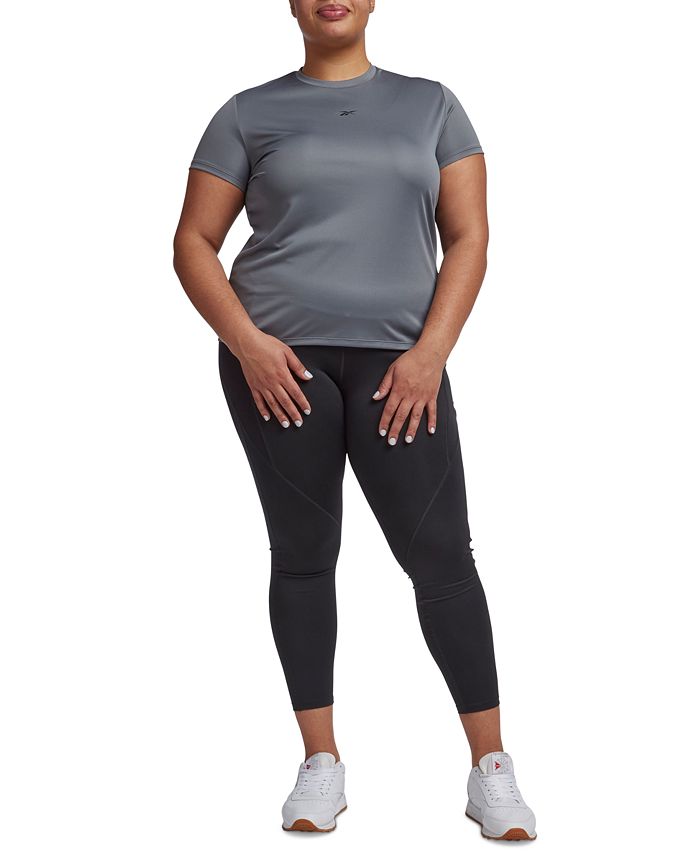 Reebok Plus Size Performance Tech Short-Sleeve Tee - Macy's