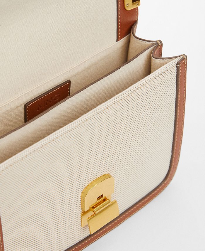 MANGO Women's Flap Detail Crossbody Bag - Macy's