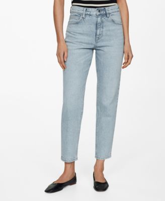 MANGO Women's Mom Comfort High-Rise Jeans - Macy's