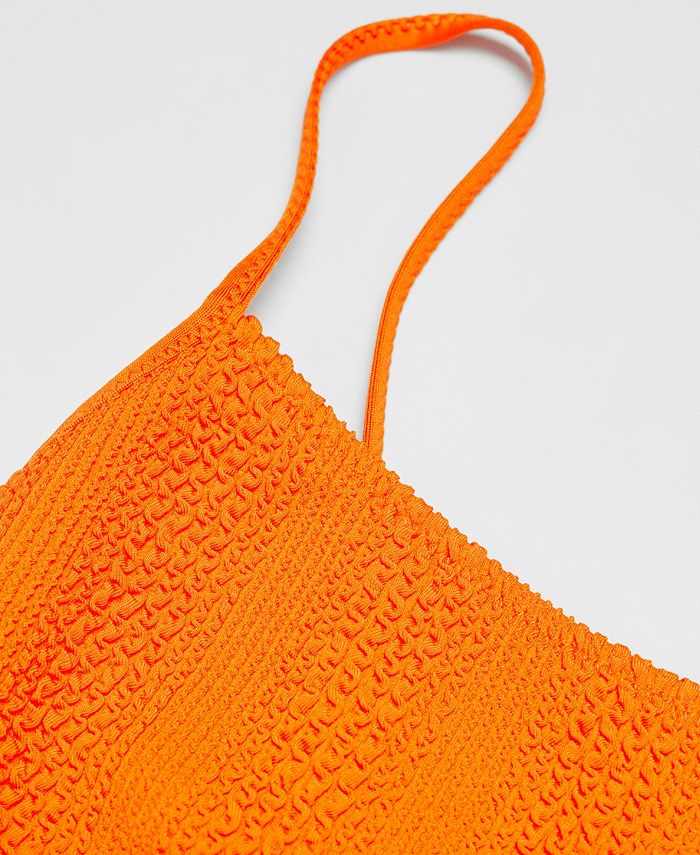 MANGO Women's Textured Swimsuit - Macy's