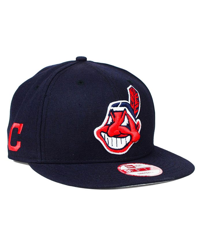 New Era Cleveland Indians 2-Tone Link 9FIFTY Snapback Cap - Macy's