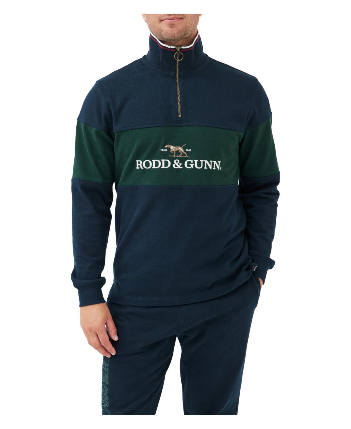 Click here for Rodd & Gunn Mens Foresters Peak Sweat - Eclipse prices