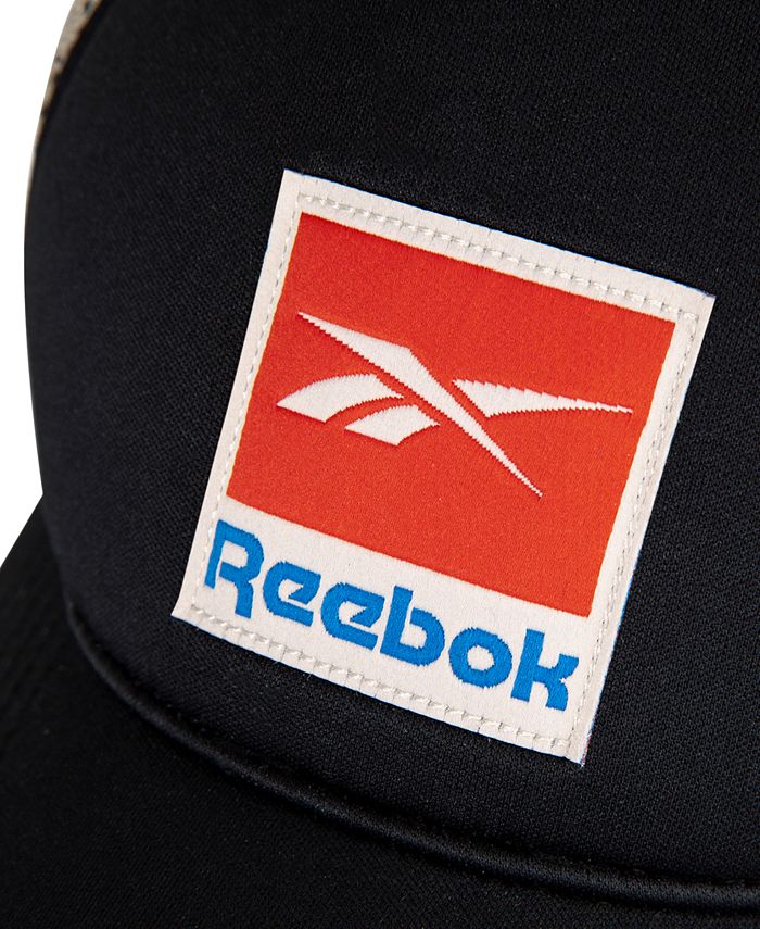 Reebok Men's Embroidered Logo Patch Snapback Trucker Hat - Macy's