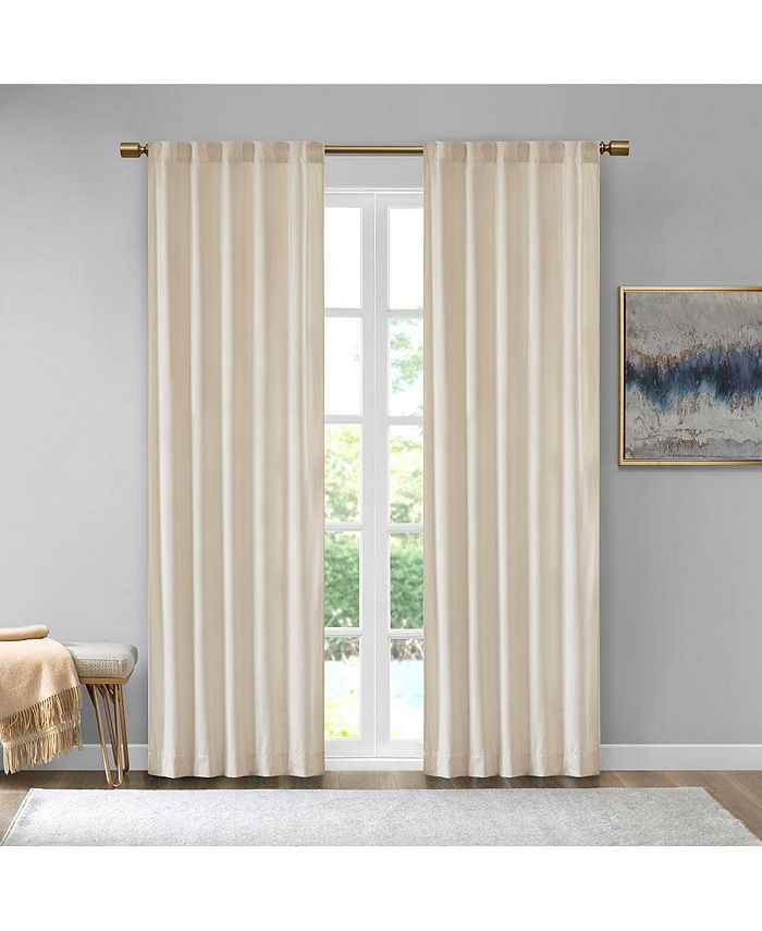 510 Design Colt Room Darkening Velvet Thermal Insulated Curtain Panel ...