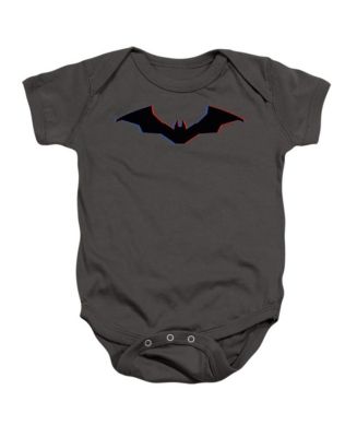 The Batman Baby-Girls Tri Color Bat Silhouette Infant Snapsuit - Macy's