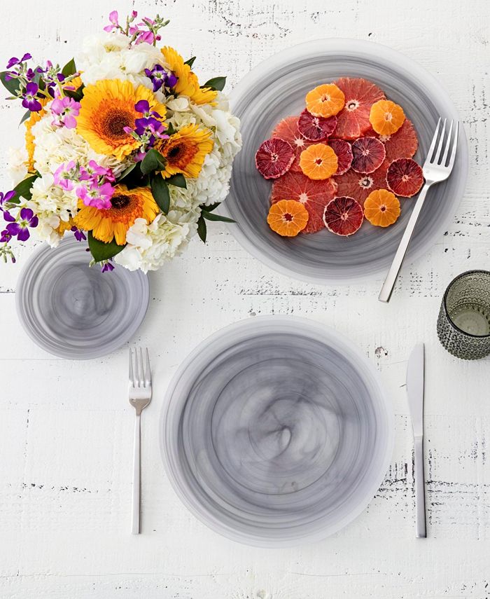 Fortessa La Jolla Glass Dinner Plates, Set of 4 - Macy's
