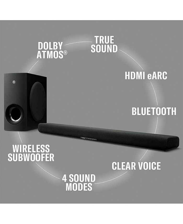 Yamaha SR-B40A Dolby Atmos Sound Bar with Wireless Subwoofer - Macy's