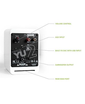 Kanto YU2 Powered Desktop Speakers - Pair - Macy's