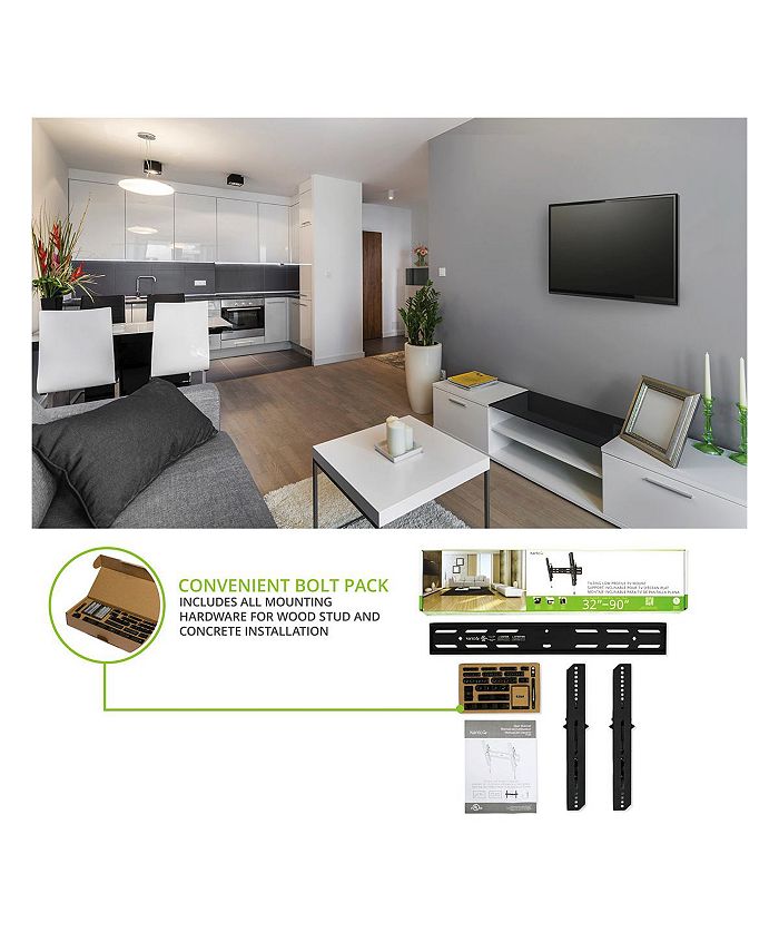Kanto PT300 Dual Stud Tilting Mount for 32" to 90" TV - Macy's