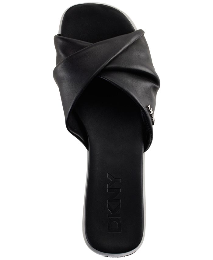 DKNY Women's Jezebel Twisted Slide Sandals - Macy's