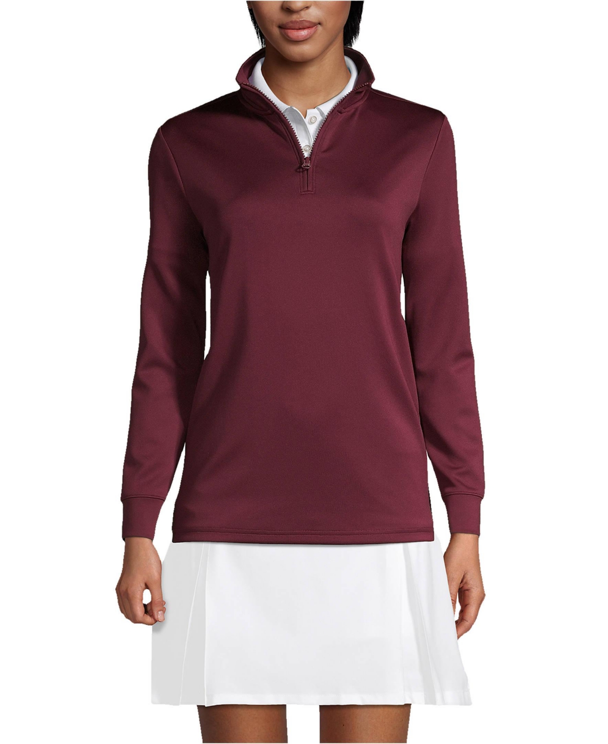 Click here for Lands End Womens Active Performance Quarter Zip Pu... prices
