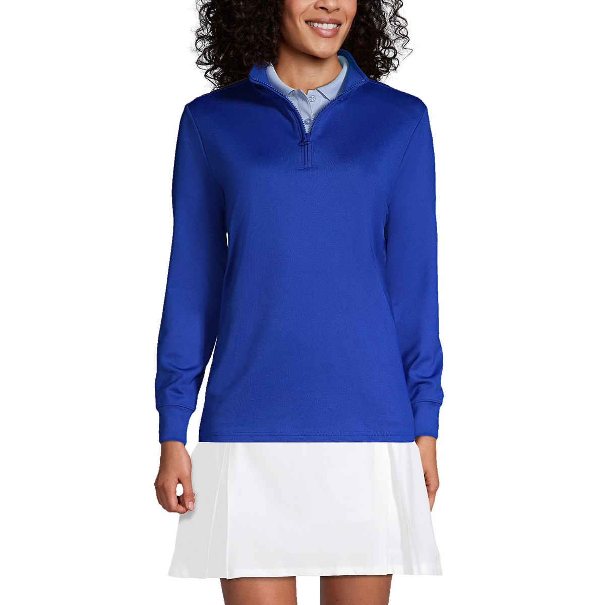 Click here for Lands End Womens Active Performance Quarter Zip Pu... prices