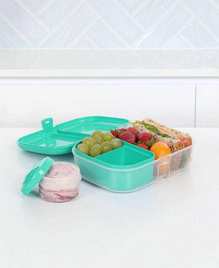 Sistema To Go Split Lunch Box Food Storage Container - Macy's