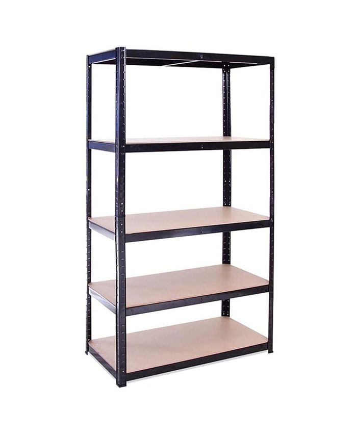 G-RACK Heavy Duty 5 Tier Garage Shelving Units for Storage in Workshop ...