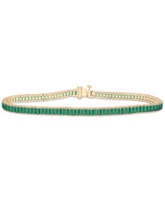 Macy's emerald bracelet store
