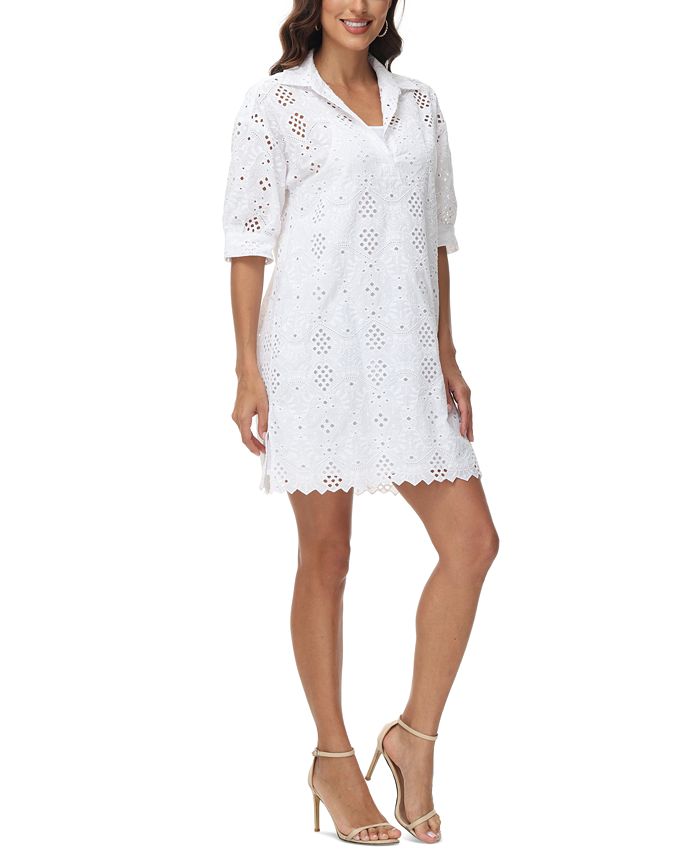 Frye Women's Dakota Cotton Eyelet Dress - Macy's