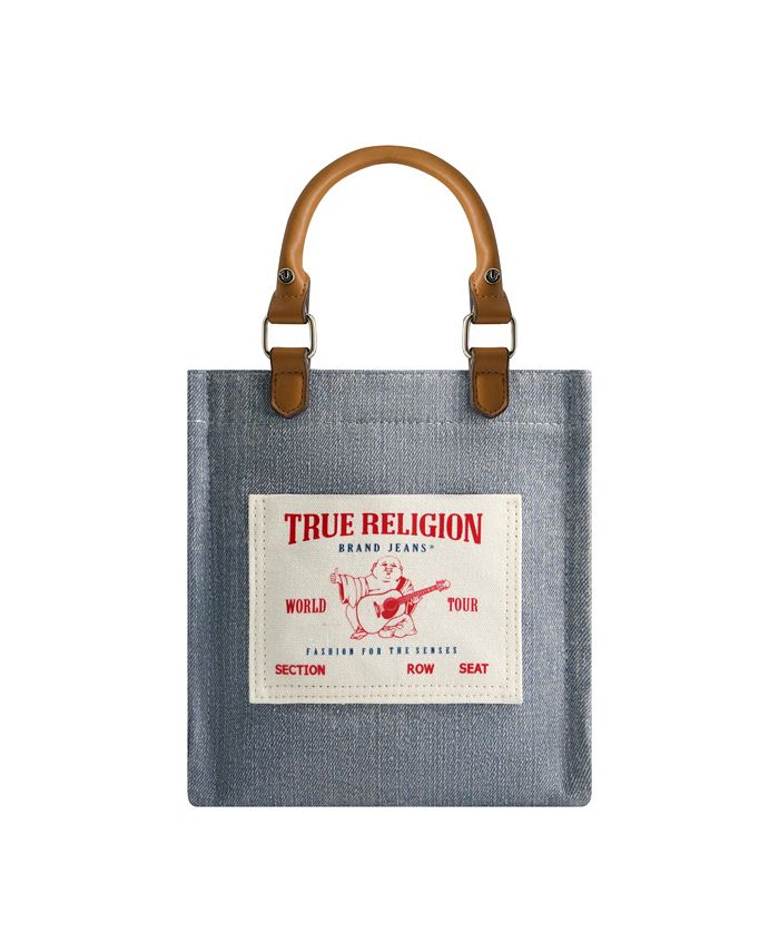 True Religion NORTH-SOUTH BUDDHA POCKET TOTE - Macy's