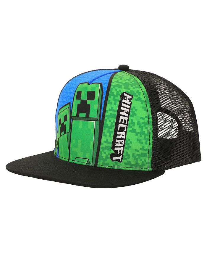 Minecraft Boys Creepers & Logo Youth Trucker Hat - Macy's