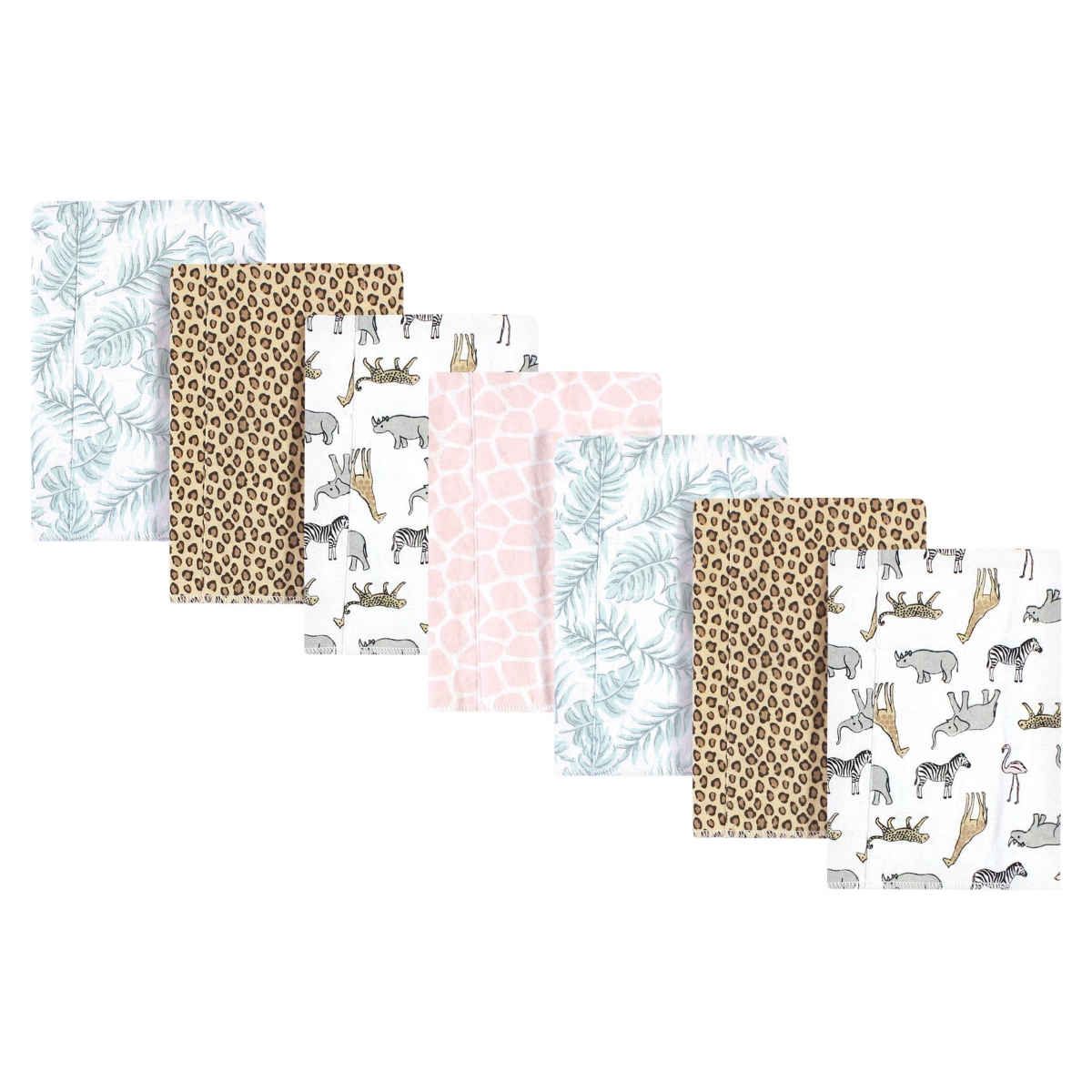 Click here for Hudson Baby Girls 7Pk Flannel Burp Cloth - Modern... prices