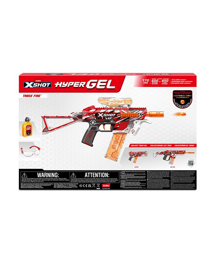 X-Shot Hyper Gel Trace Fire Blaster 10,000 Hyper Gel Pellets - Macy's