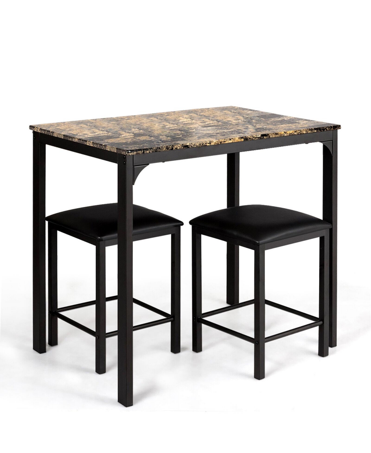 Click here for Sugift 3 Pieces Dining Table Set with Faux Marble... prices