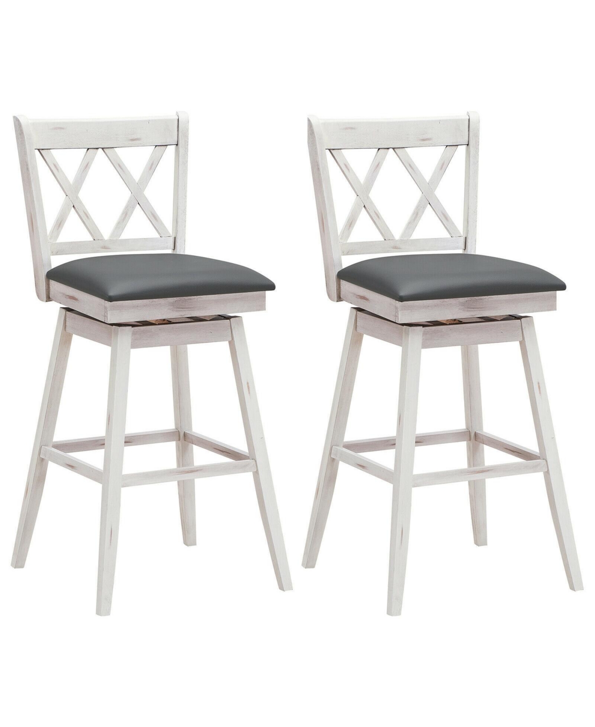 Click here for Sugift 2 Pieces 29 Inch Swivel Counter Height Bars... prices