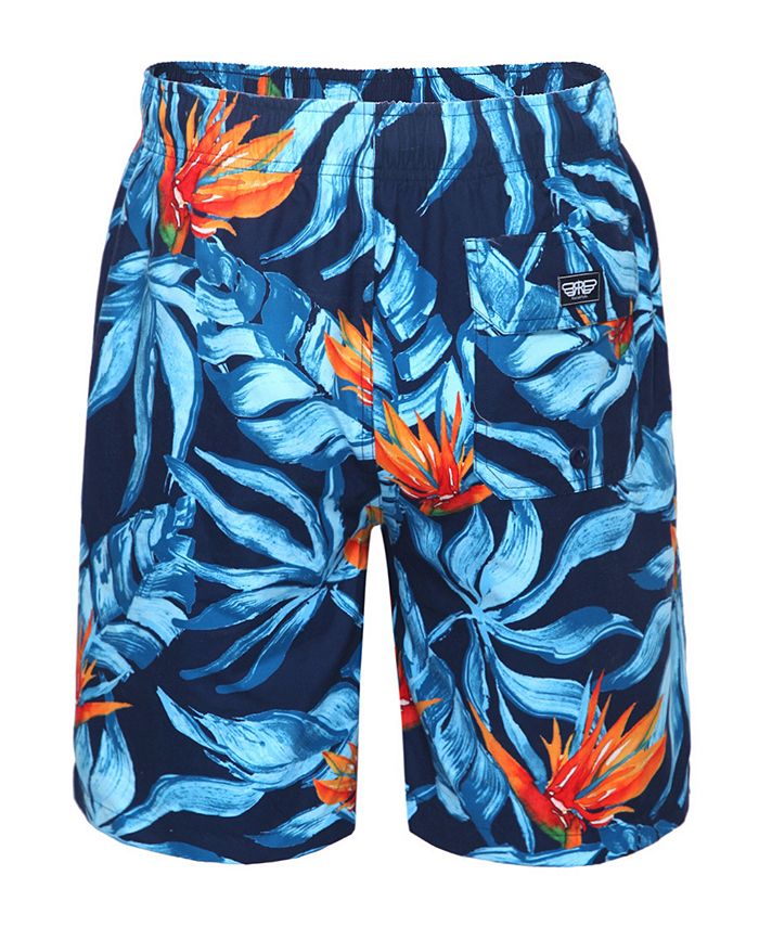 Rokka&Rolla Men's 8" Mesh Lined Swim Trunks, up to Size 2XL - Macy's