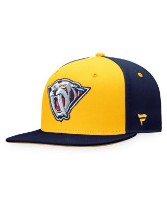 Fanatics Branded Men's Gold/Navy Nashville Predators Authentic Pro ...