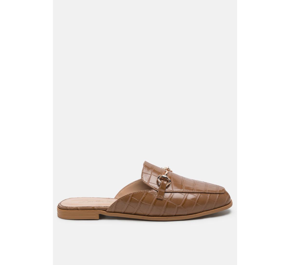 Click here for begonia buckled faux leather mules - Beige/khaki prices