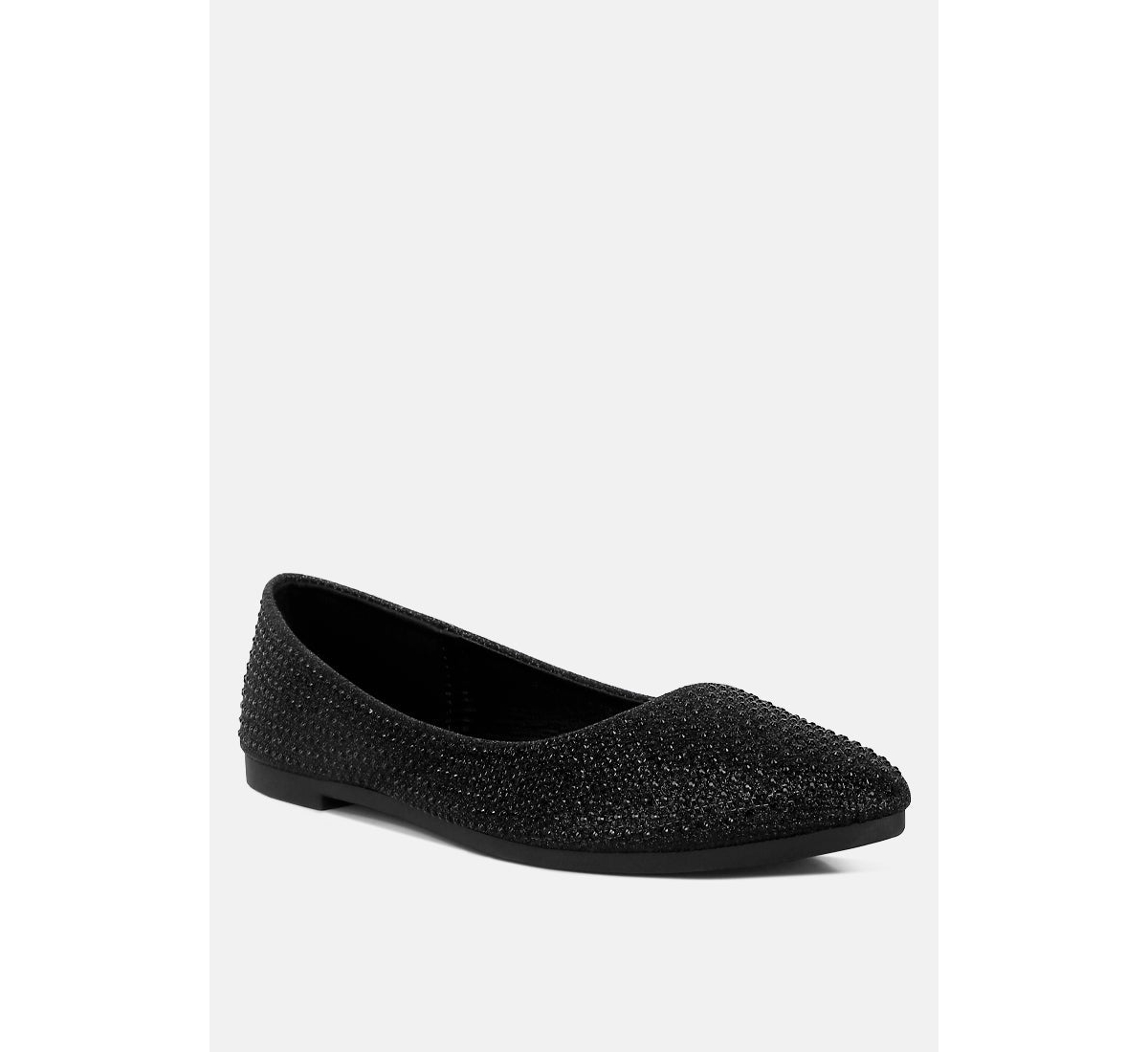 Click here for denki studded ballerina flats - Black prices