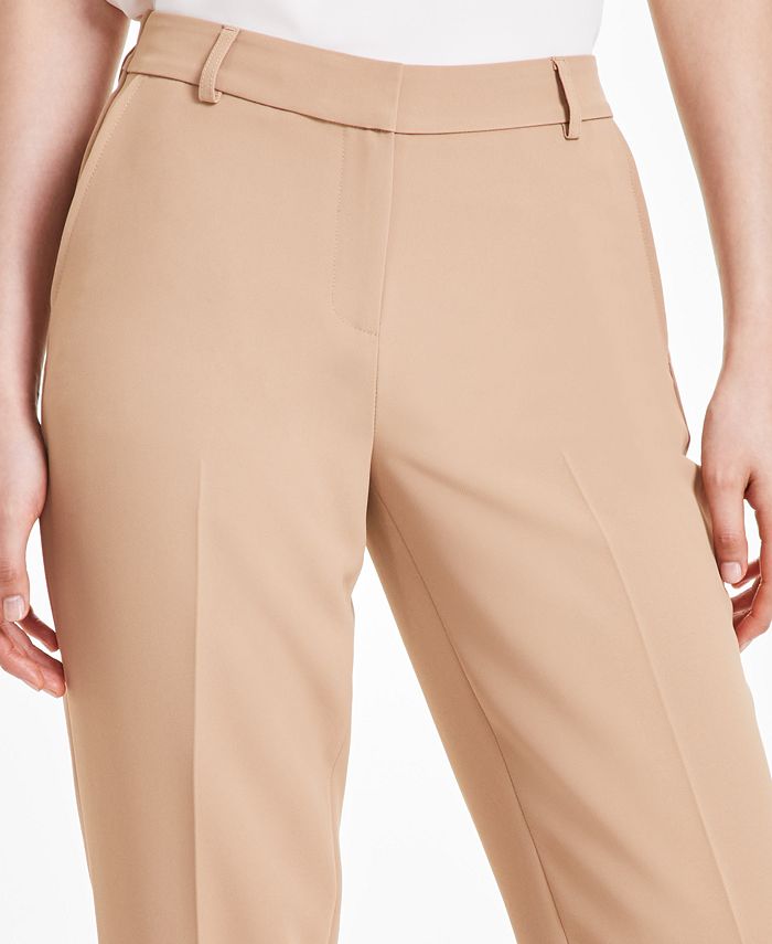 Anne Klein Women's Wide-Leg Front-Crease Pants - Macy's