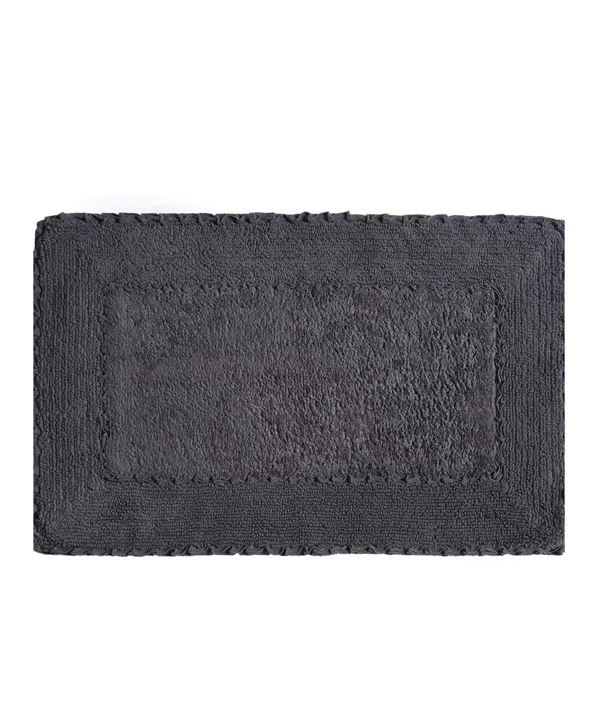 Click here for Laura Ashley Ruffled Cotton Bath Rug  20 x 34 - Da... prices