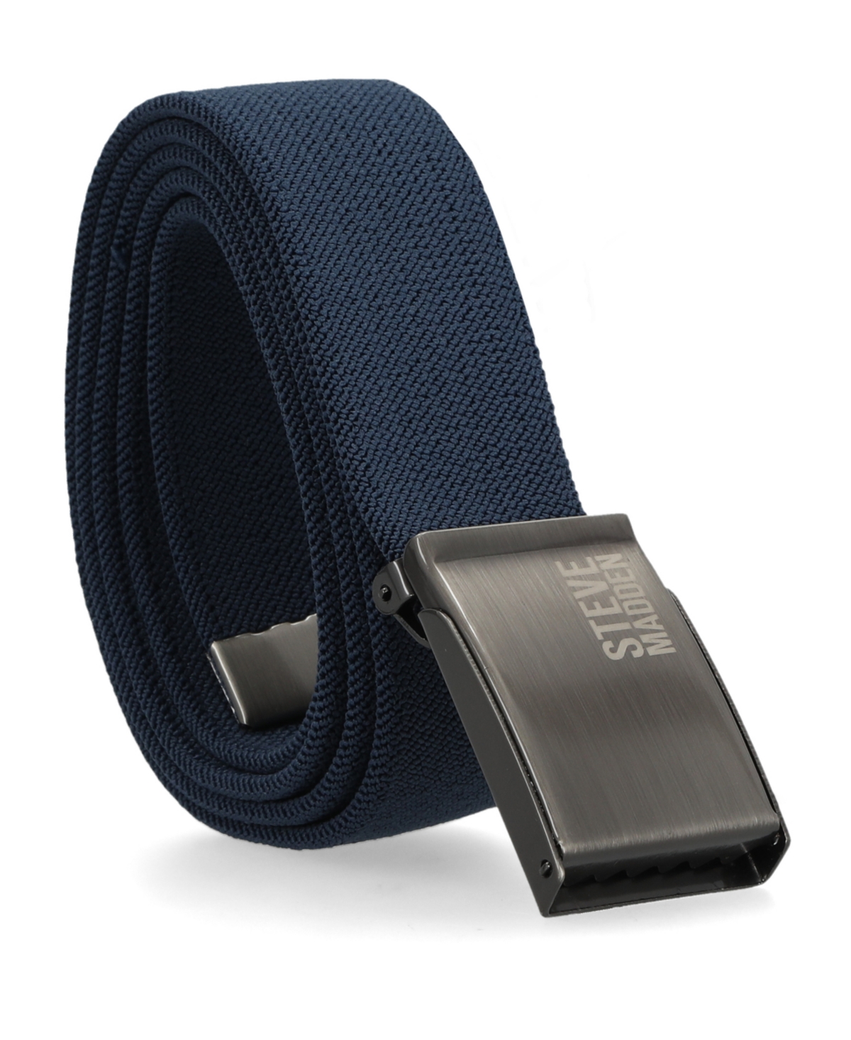 Click here for Steve Madden Cut To Fit Stretch Belt - Navy prices