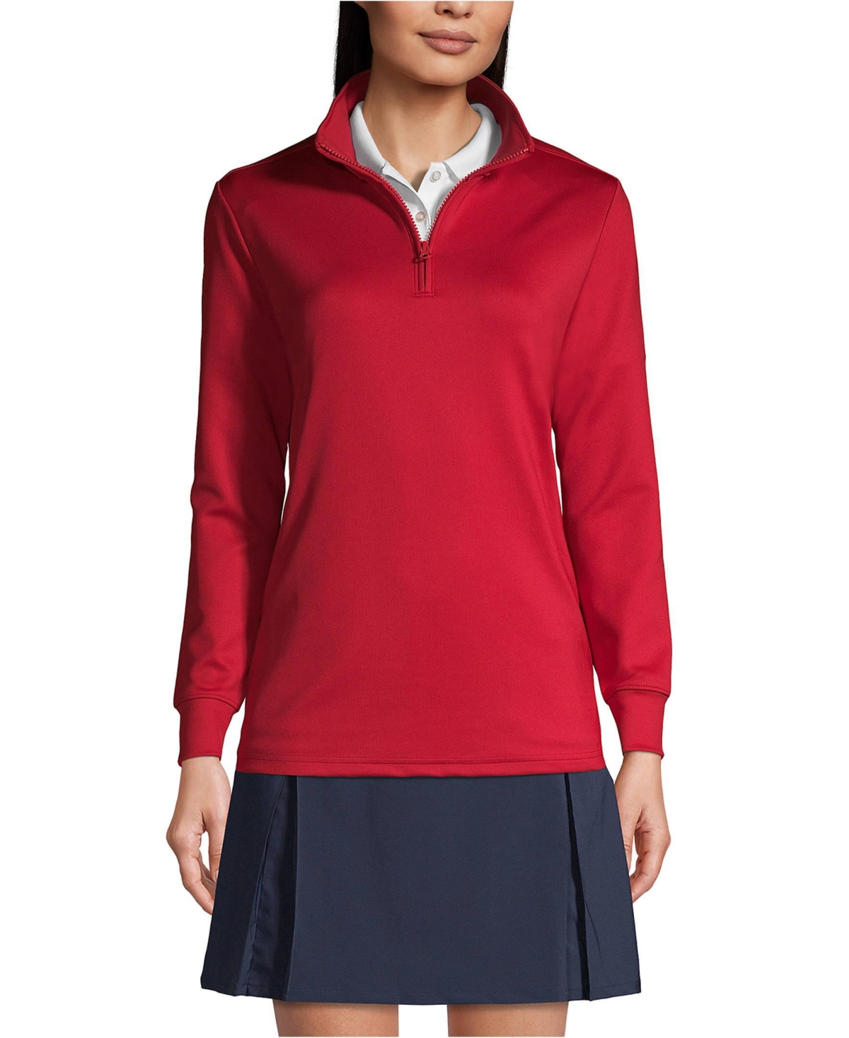 Click here for Lands End Womens Active Performance Quarter Zip Pu... prices