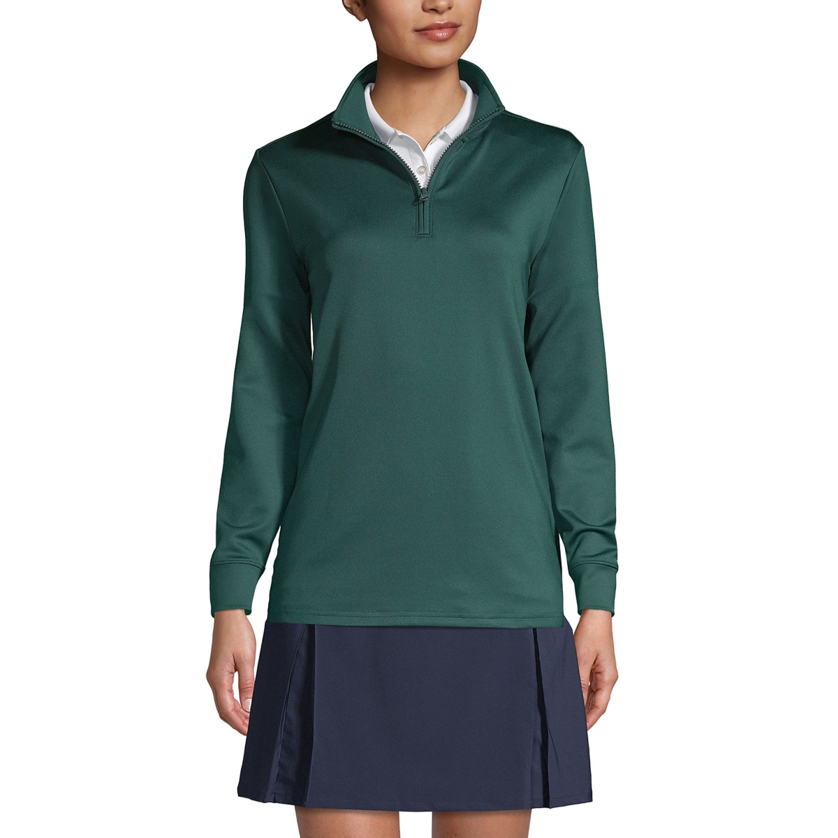Click here for Lands End Womens Active Performance Quarter Zip Pu... prices