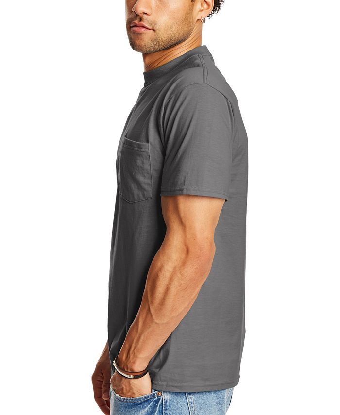 Hanes Beefy-T Unisex Pocket T-Shirt, 2-Pack - Macy's