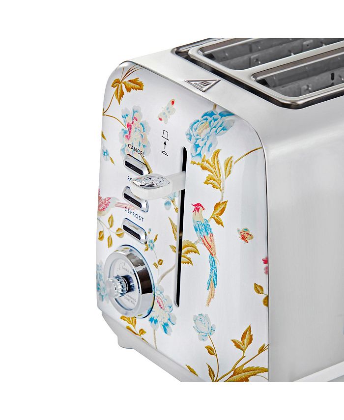 Laura Ashley Elveden White 2-Slice Toaster - Macy's