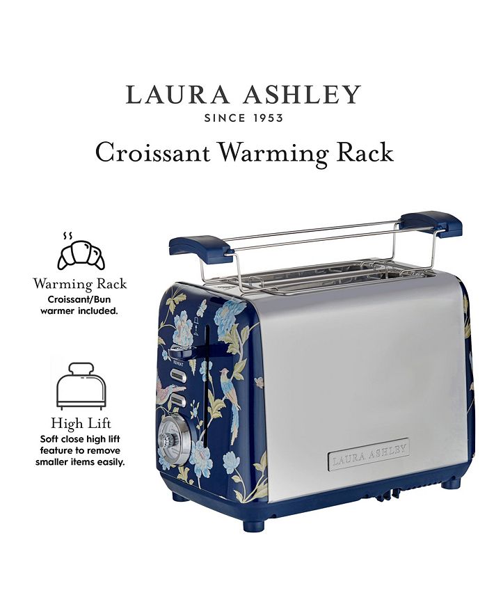 Laura Ashley Elveden Navy 2-Slice Toaster - Macy's