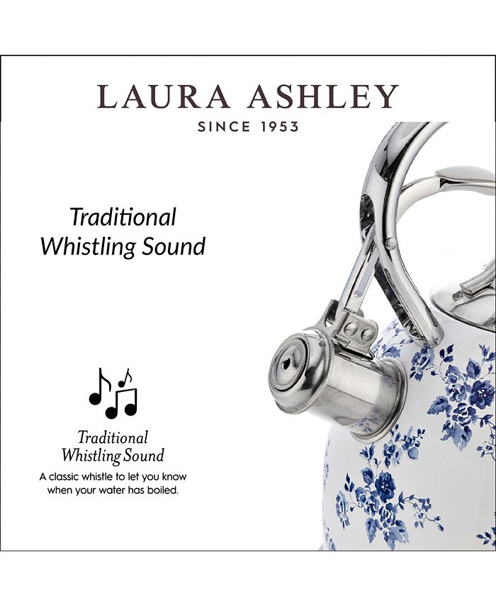 Laura Ashley 10-Cup China Rose Stove Top Kettle - Macy's
