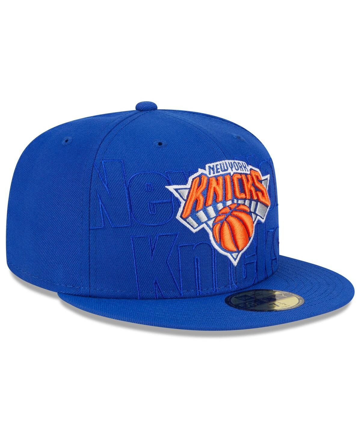 Authentic Nhl Apparel New Era Men's Blue New York Knicks 2023 Nba Draft ...