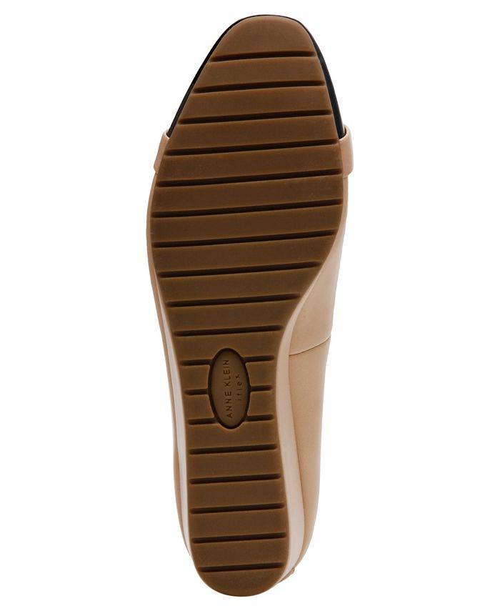 Anne Klein Women's Mesa Bow Detail Wedge Ballet Flats - Macy's
